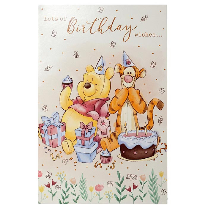 Winnie The Pooh Happy Birthday Card Disney Winnie The Pooh Grandma