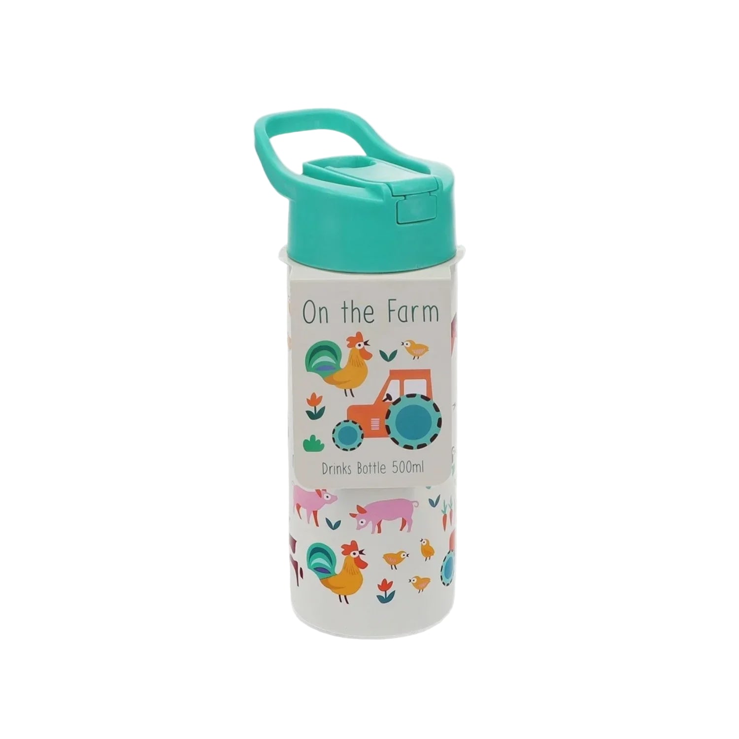 Rex London | Stainless Steel Push Button Lid Drink Bottle