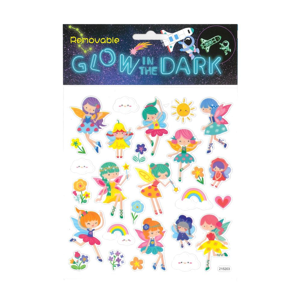 Stickers GID Fairies 15x17cm