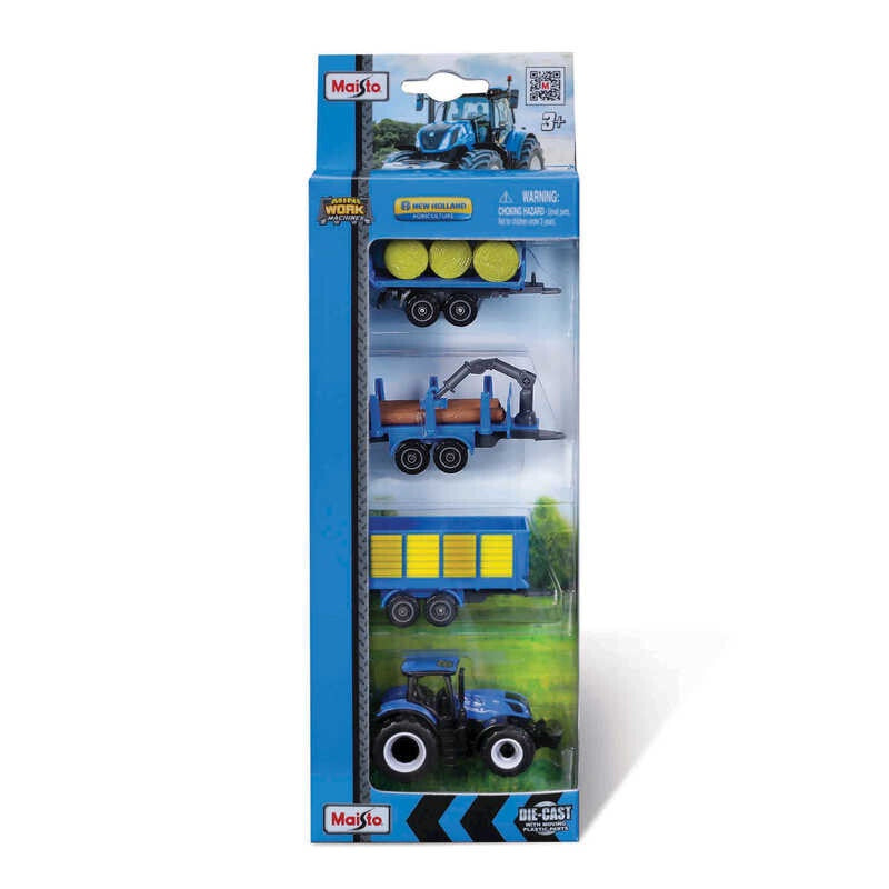 Maisto | Mini Work Machines Farm Diecast Vehicle 4 Pack Set