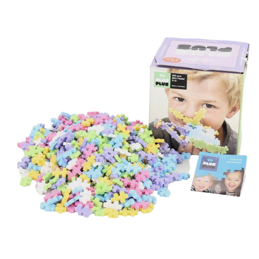 Plus Plus Mini Pastel 600pc Building Kit