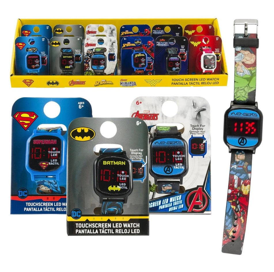Marvel/DC Touchscreen LED Watch