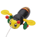 KOBBA Pull-Along Colourful Wood Wooden Kiwi Bee