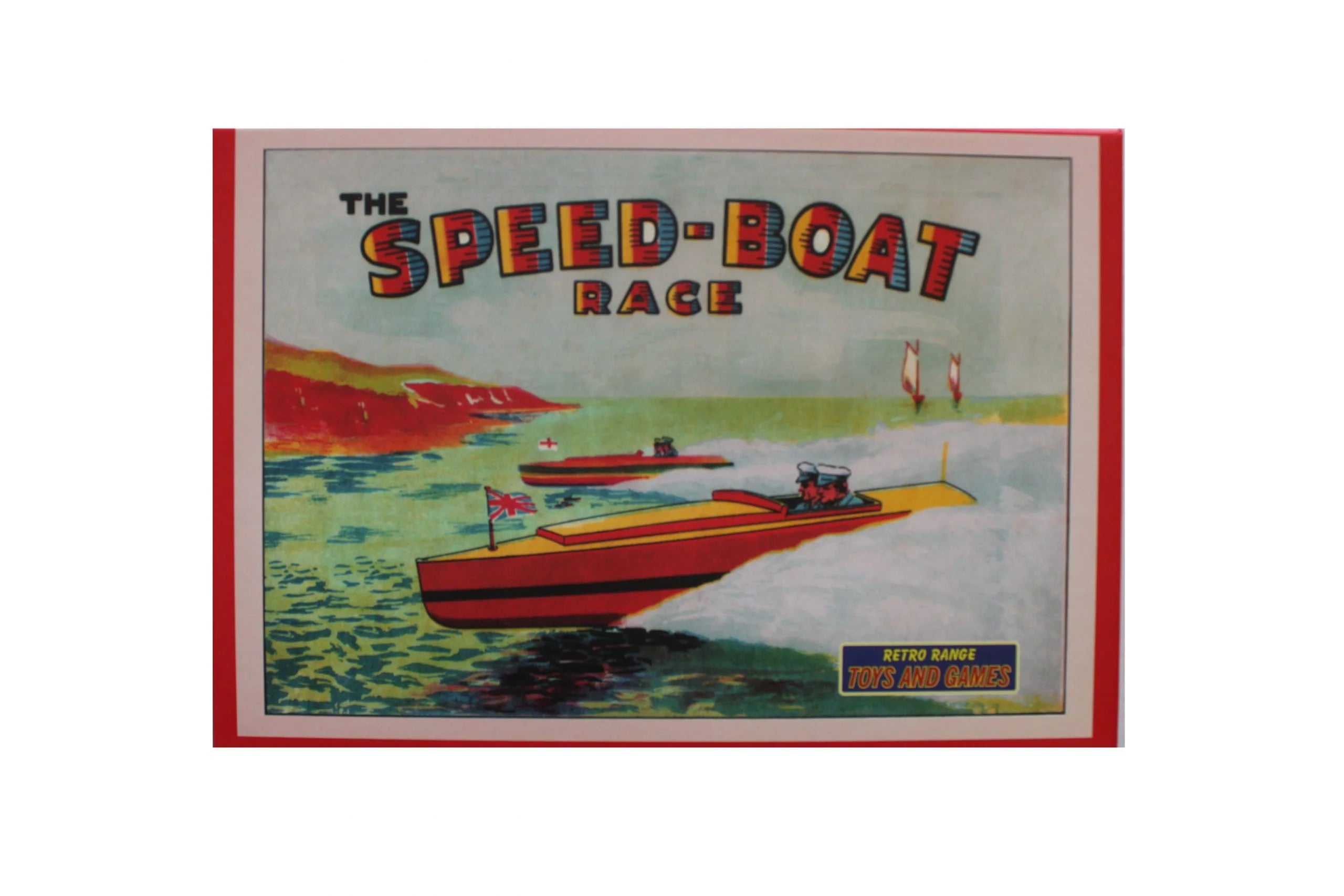 Retro Speed Boat Race Game