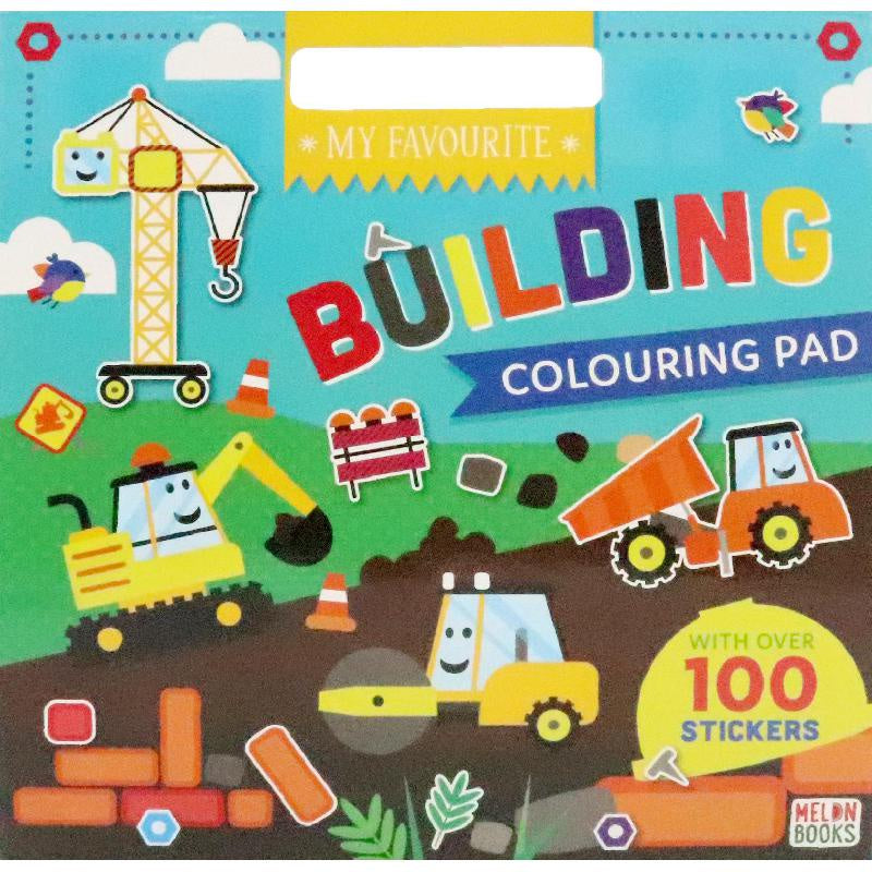 My Favourite Building Colouring Pad