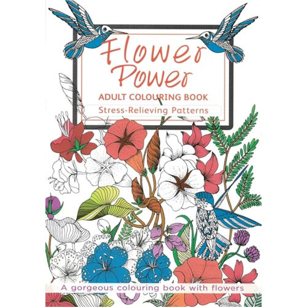 Adult Colouring – Flower Power