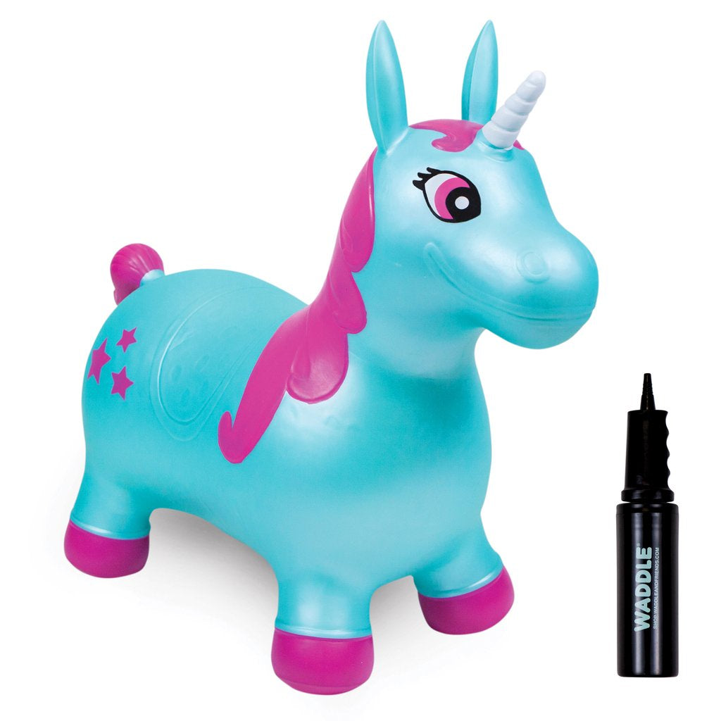 Waddle Bouncer Ride-On- Unicorn