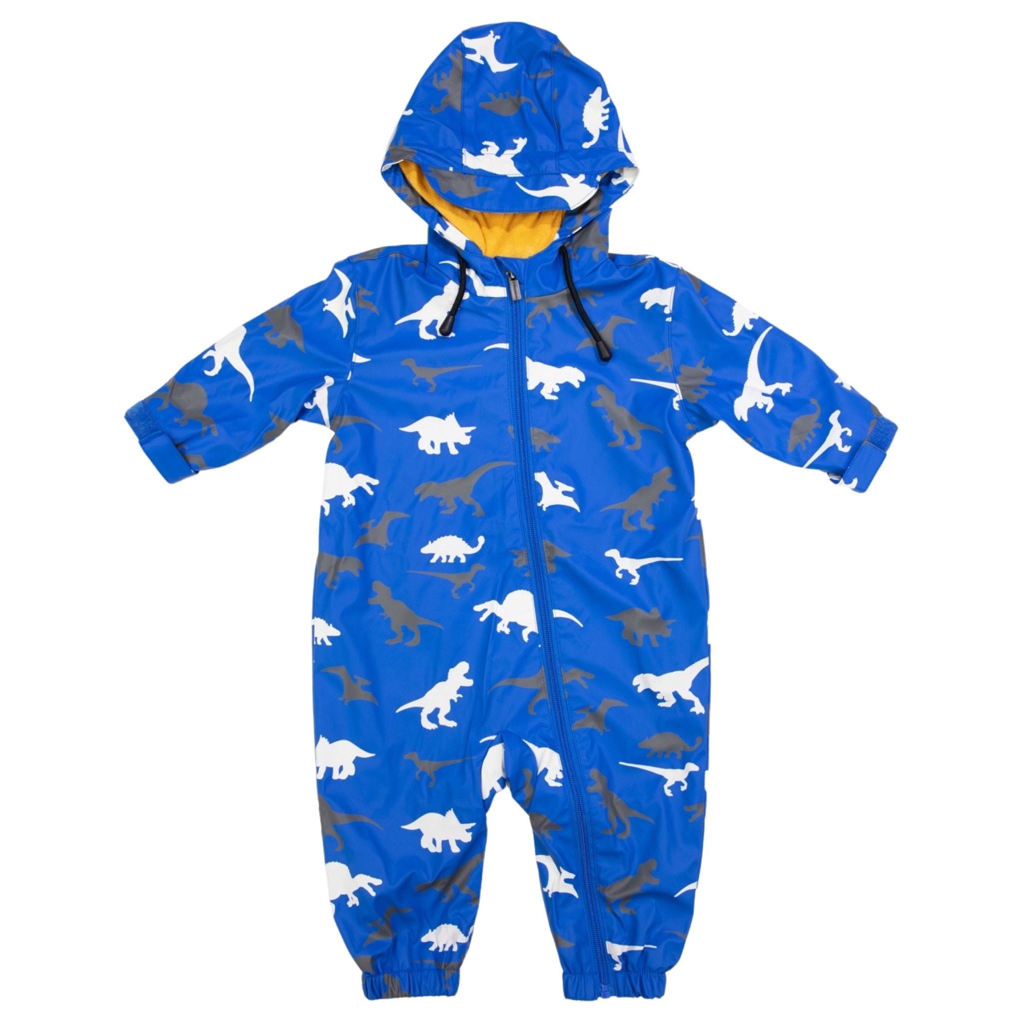 Korango | Dino Colour Change Rain Suit-Blue